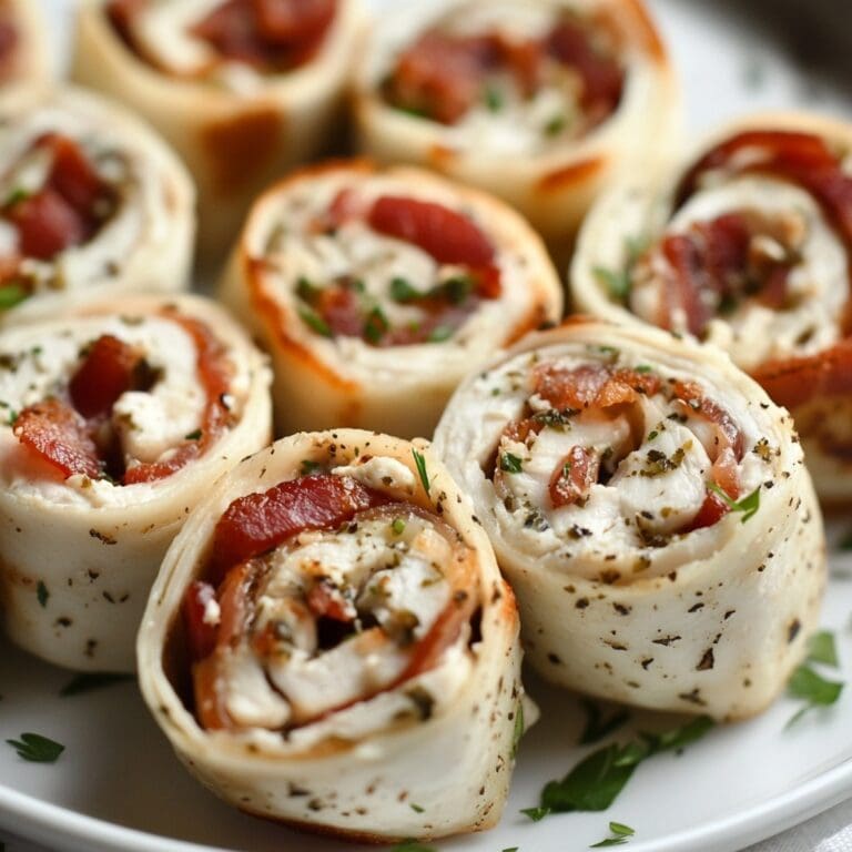 Easy Chicken Bacon Ranch Roll-Ups Recipe - Kelly Toups